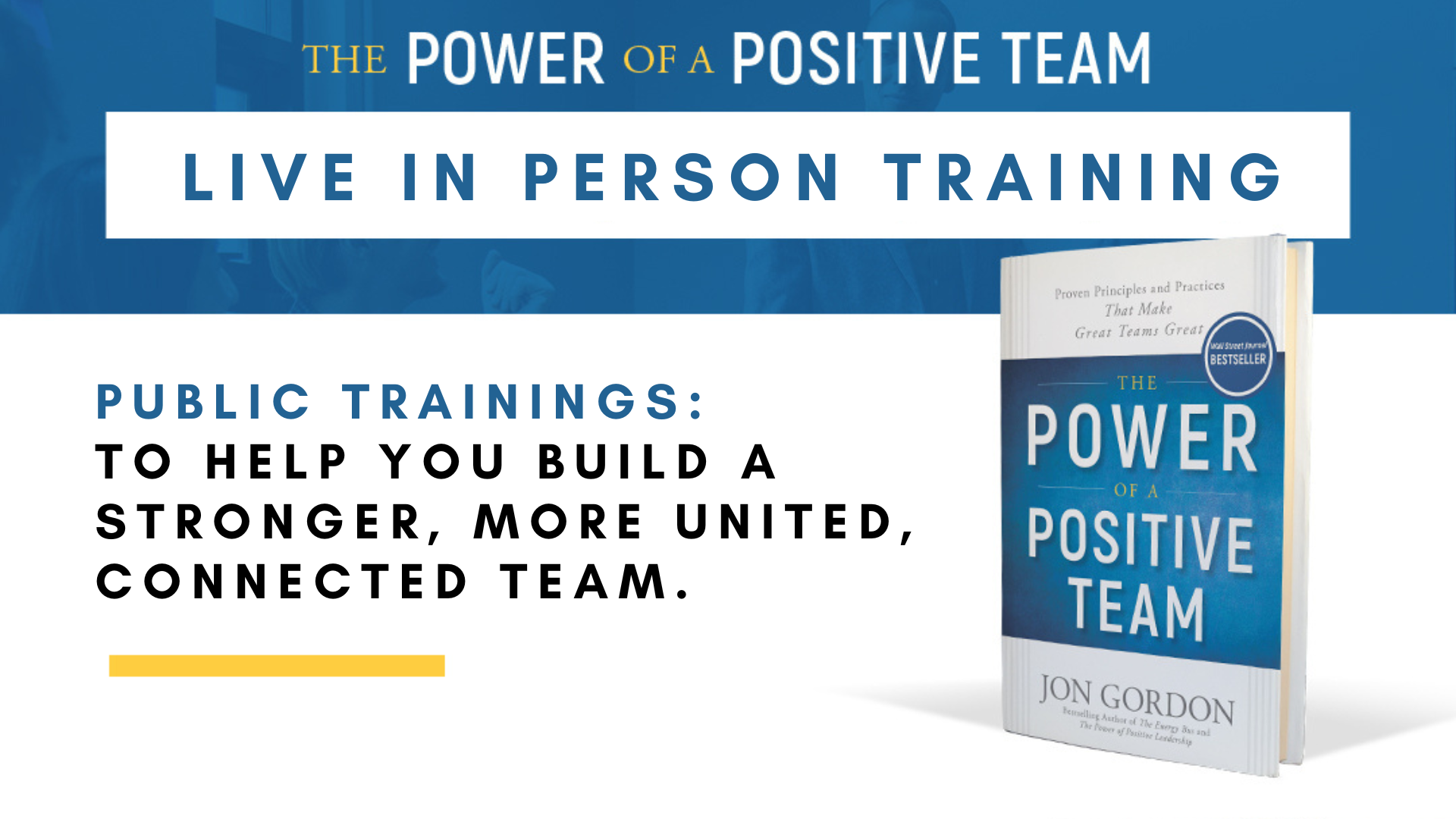 Trainings - The Power of a Positive Team |The Power of a Positive Team